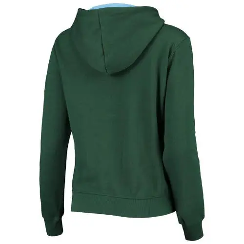 COLOSSEUM Tulane Wave Arched Name Full-zip Hoodie