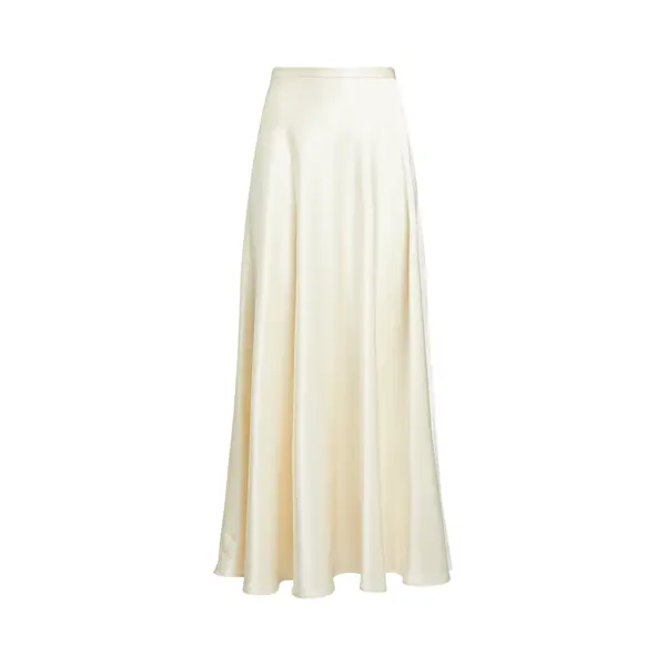 Ralph Lauren Satin A-line Skirt