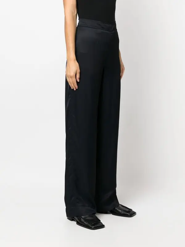 JIL SANDER High-waisted Straight-leg Trousers - Blue
