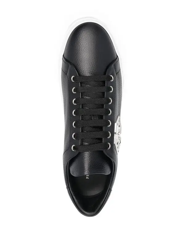 Philipp Plein Hexagon Logo Sneakers - Black