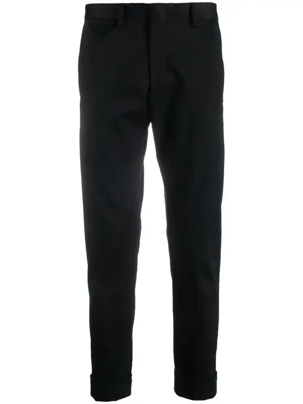 LOW BRAND Low-rise Cropped Tailored Trousers