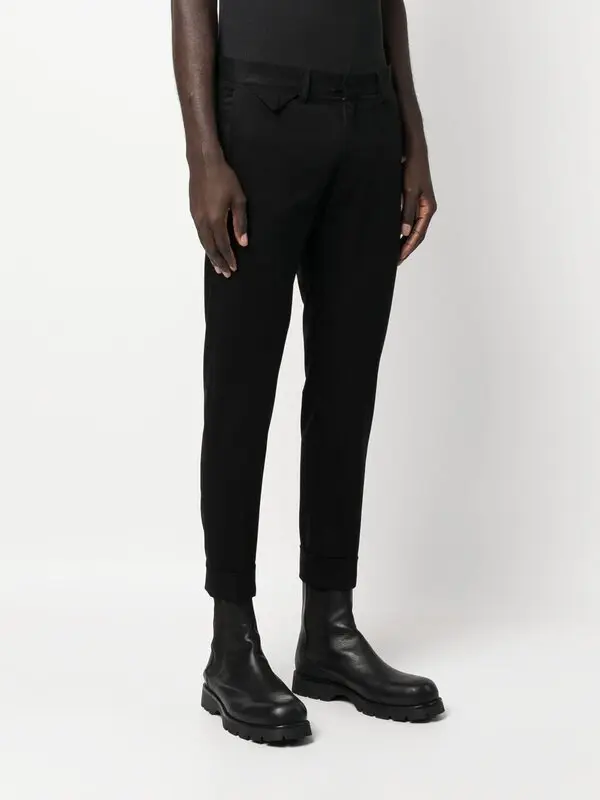 LOW BRAND Low-rise Cropped Tailored Trousers