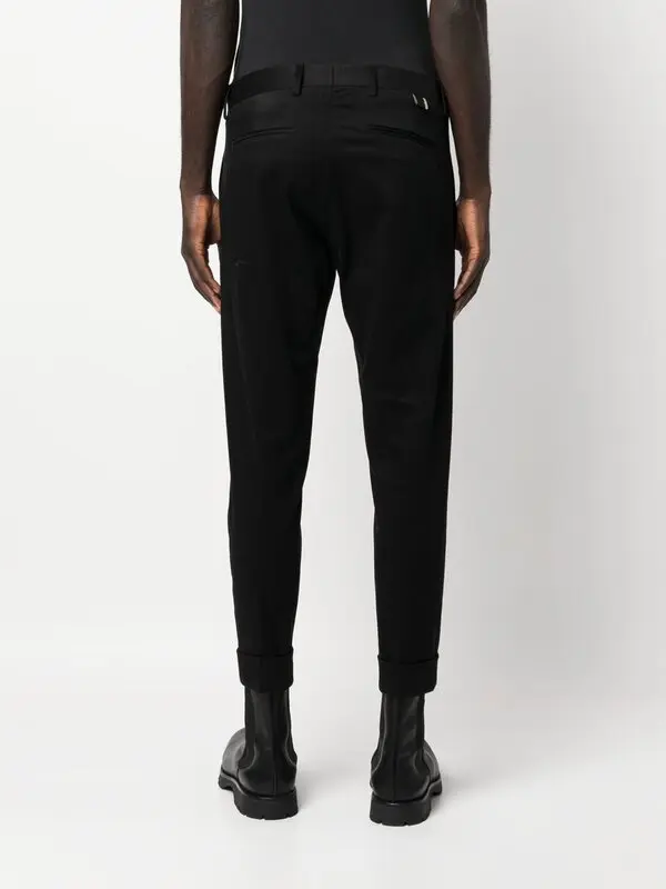LOW BRAND Low-rise Cropped Tailored Trousers