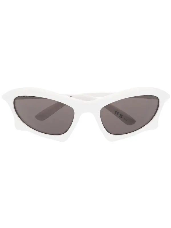 Balenciaga Cat-eye Frame Sunglasses - White