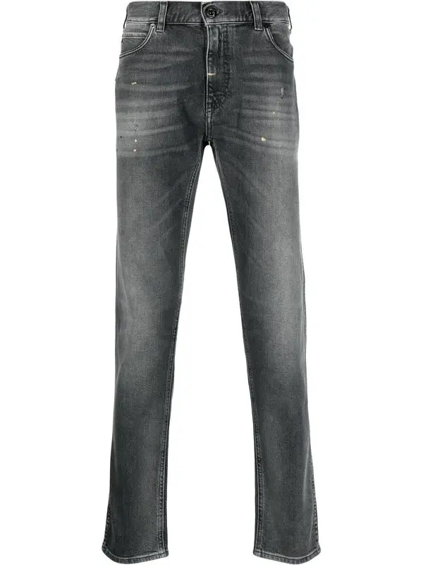Emporio Armani Slim-cut Stonewashed Jeans