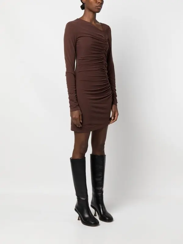 Helmut Lang Draped Asymmetric Dress
