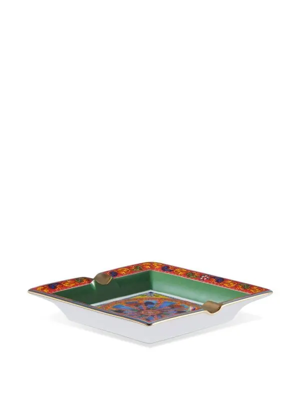Dolce & Gabbana Contrasting-pattern Porcelain Ash-tray
