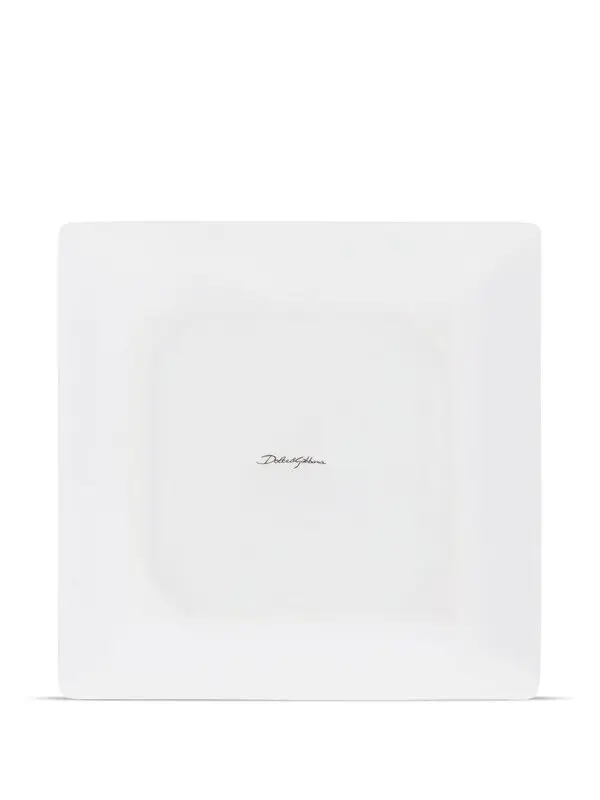 Dolce & Gabbana Contrasting-pattern Porcelain Ash-tray