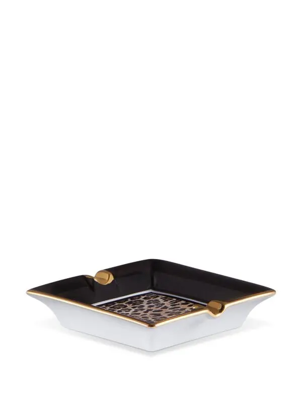 Dolce & Gabbana Leopard-print Porcelain Ash-tray