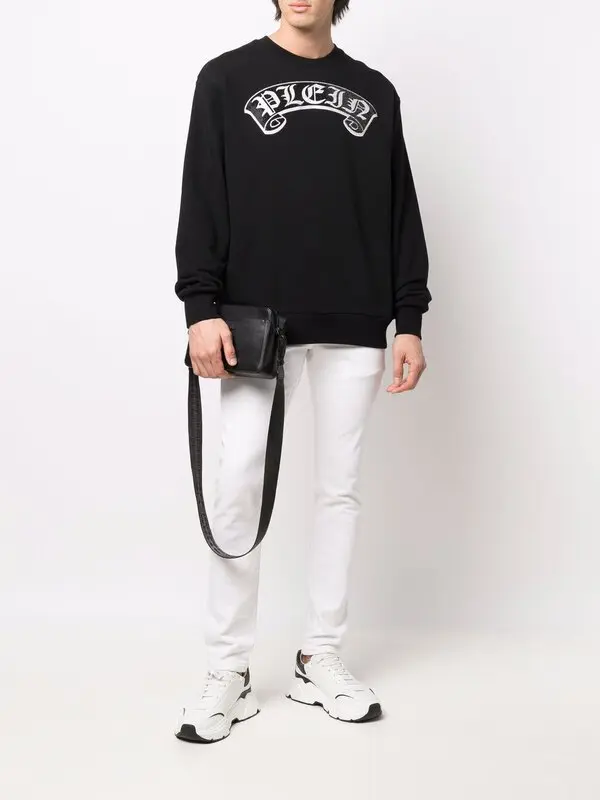 Philipp Plein Logo-print Sweatshirt - Black