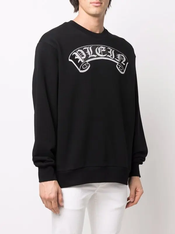 Philipp Plein Logo-print Sweatshirt - Black