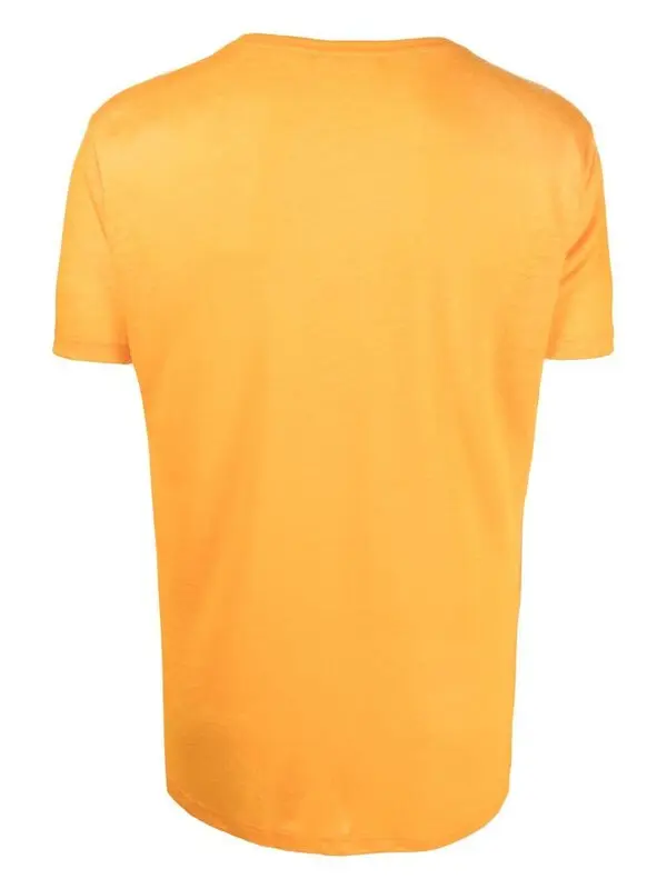 Orlebar Brown Round-neck Short-sleeve T-shirt - Orange