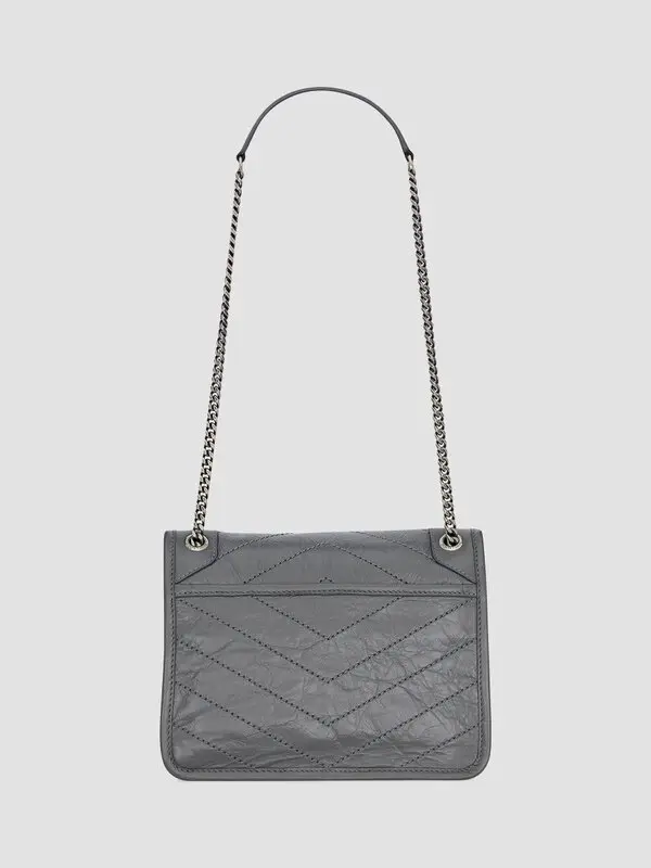 Saint Laurent Niki Baby Shoulder Bag - Storm