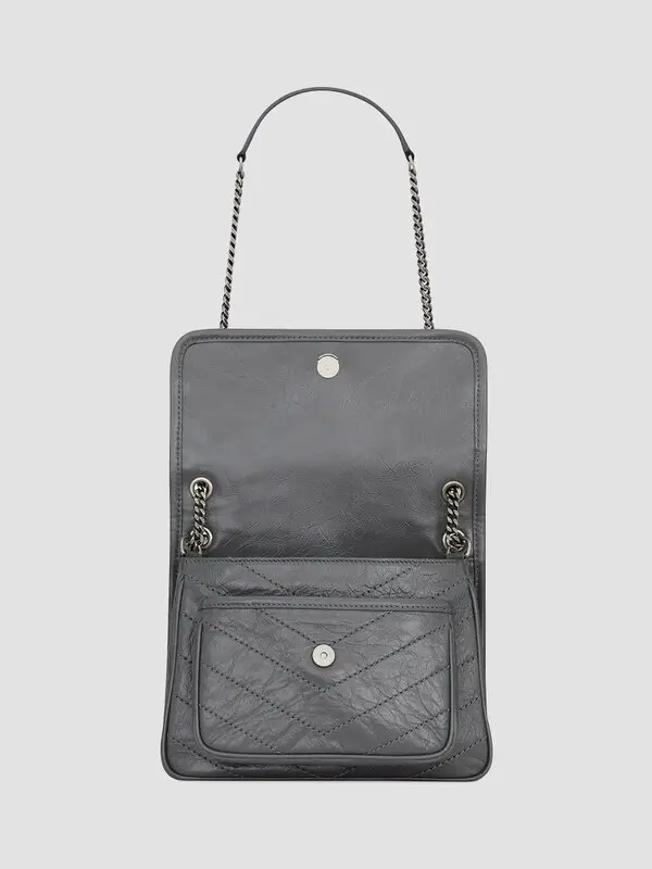 Saint Laurent Niki Baby Shoulder Bag - Storm