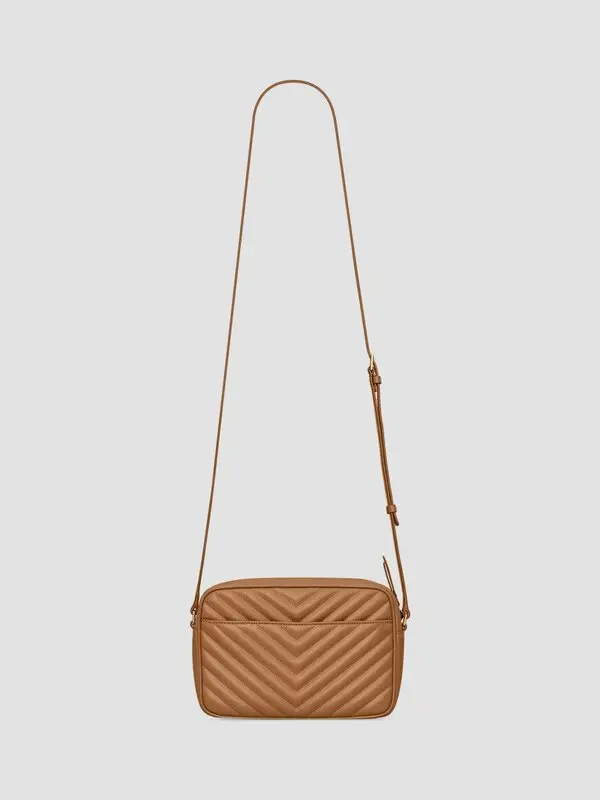Saint Laurent Lou Camera Shoulder Bag - Cinnamon