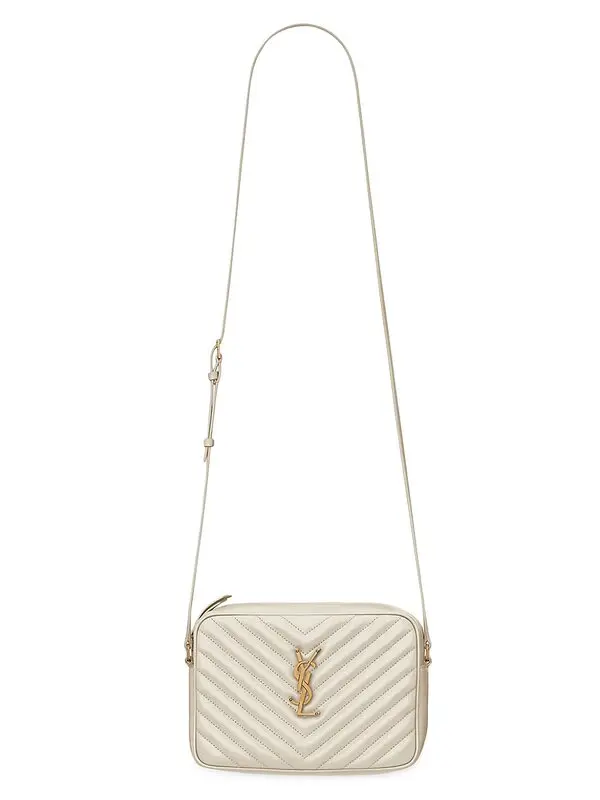Saint Laurent Lou Camera Shoulder Bag - Crema Soft