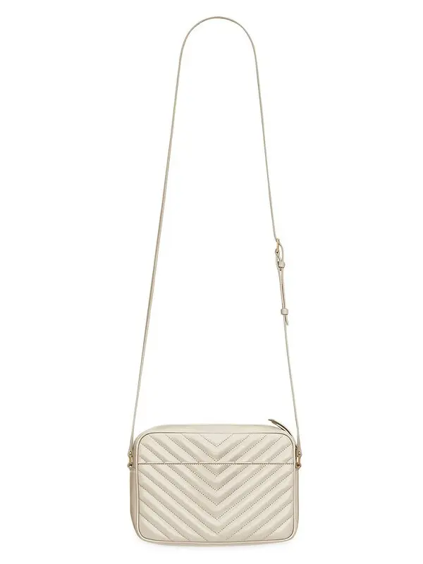 Saint Laurent Lou Camera Shoulder Bag - Crema Soft