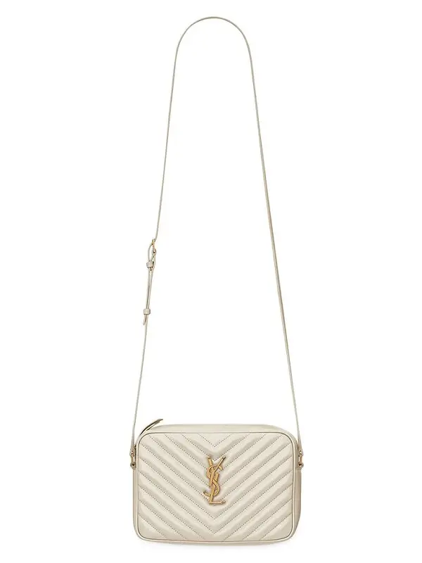 Saint Laurent Lou Camera Shoulder Bag - Crema Soft