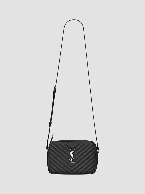 Saint Laurent Lou Camera Shoulder Bag - Noir