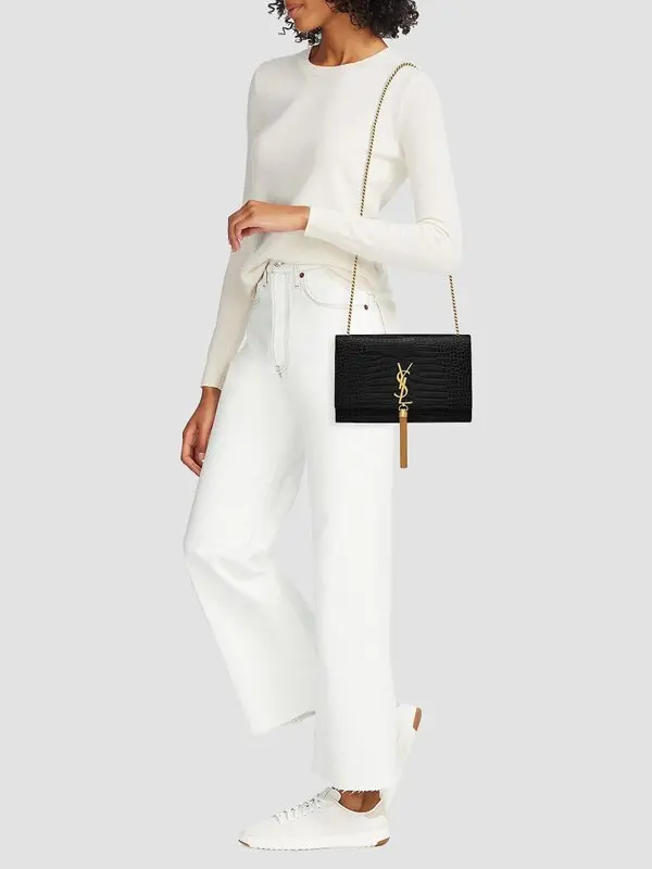 Saint Laurent Kate Chain Bag With Tassel