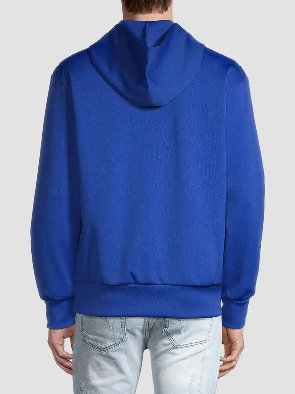 Play Comme Des Garcon Red Heart Pullover Hoodie Sweatshirt - Navy