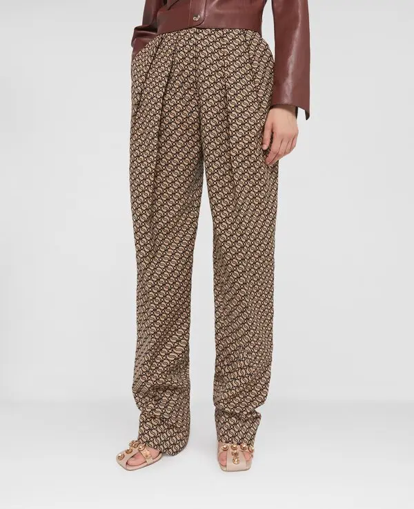 Stella McCartney S-wave Pleat Front Trousers