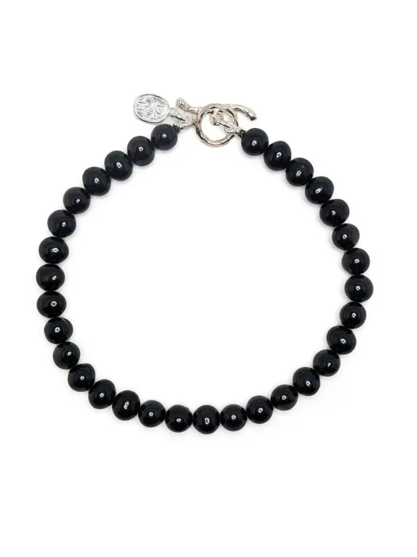 DOWER AND HALL T-bar Bracelet - Black