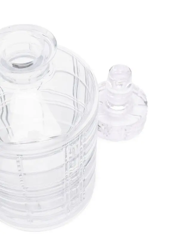 Ralph Lauren Hudson Plaid Glass Decanter