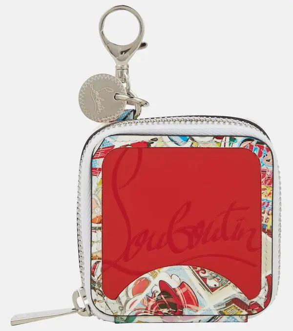 CHRISTIAN LOUBOUTIN Printed Leather Waste Bag Holder - Multicoloured