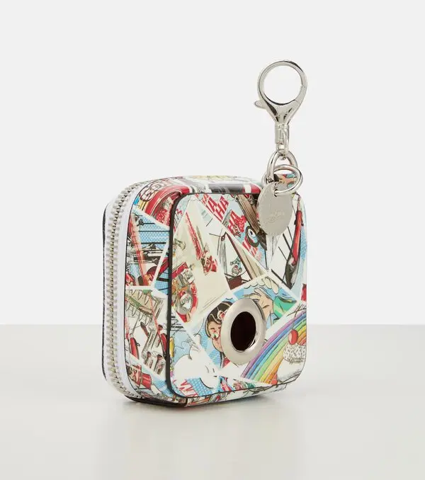 CHRISTIAN LOUBOUTIN Printed Leather Waste Bag Holder