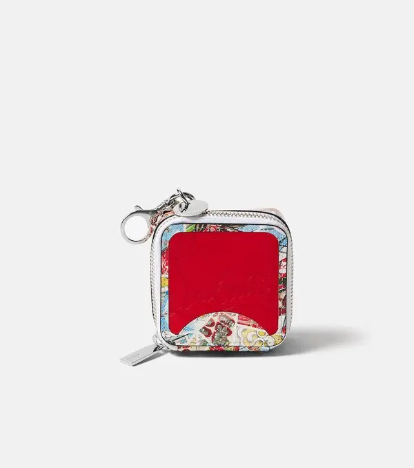 CHRISTIAN LOUBOUTIN Printed Leather Waste Bag Holder - Multicoloured