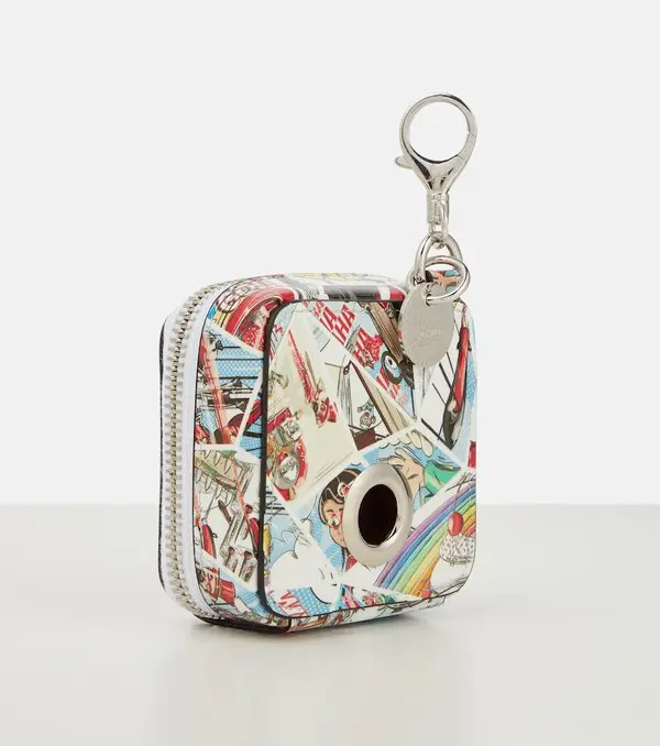CHRISTIAN LOUBOUTIN Printed Leather Waste Bag Holder
