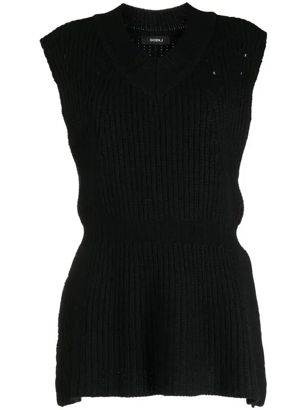 Goen.j Ribbed Wool-blend Vest