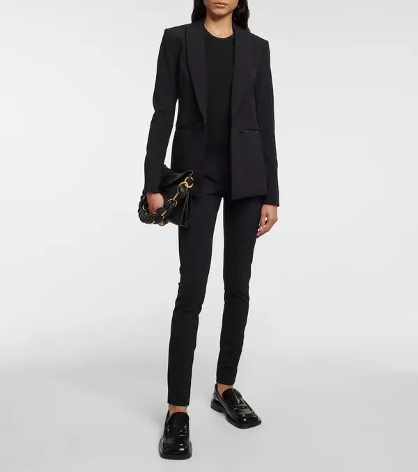 Veronica Beard Scuba Nylon-blend Leggings - Black