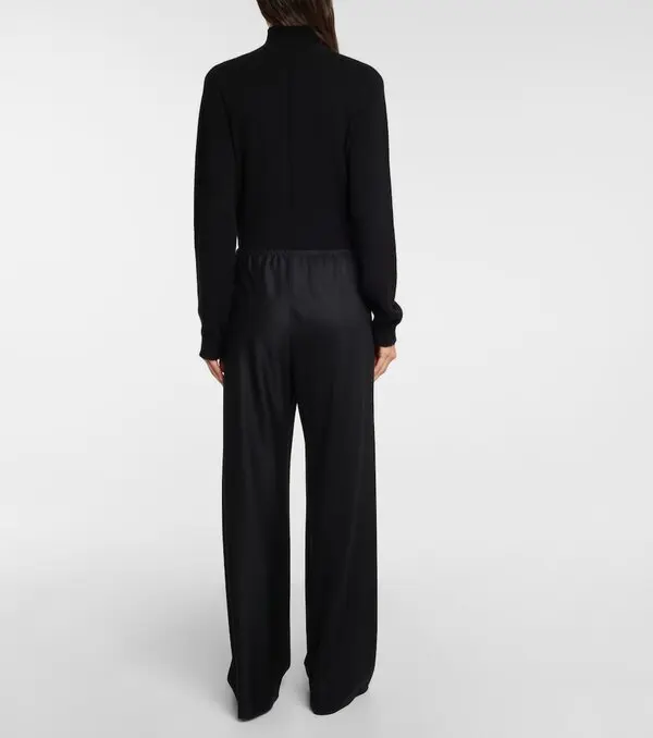 THE ROW Gala Virgin Wool Wide-leg Pants