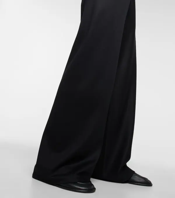 THE ROW Gala Virgin Wool Wide-leg Pants