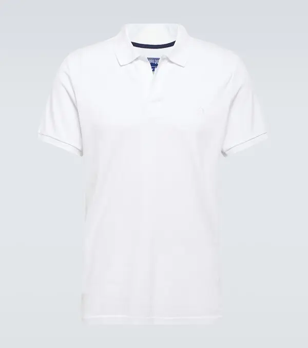 Vilebrequin Palatin Cotton Piqué Polo Shirt - White