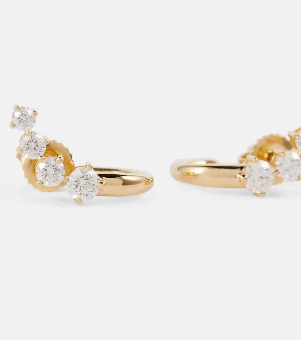 Melissa Kaye Aria Dagger Huggie Earrings