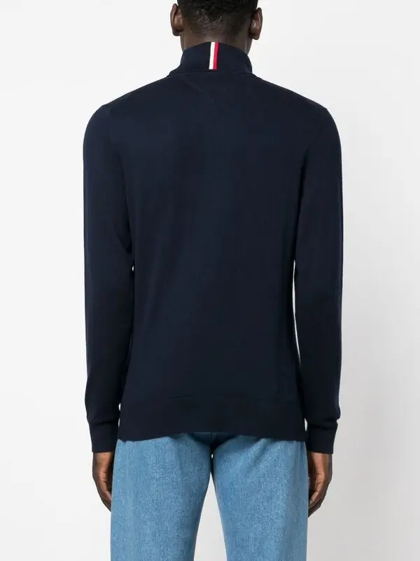 Tommy Hilfiger Logo-embroidered Turtleneck Jumper