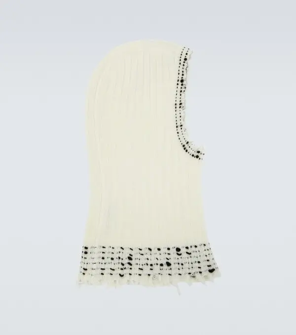 Marni Ribbed Wool Ski Mask