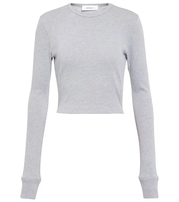 Wardrobe.NYC X Hailey Bieber Cotton-blend Top - Black