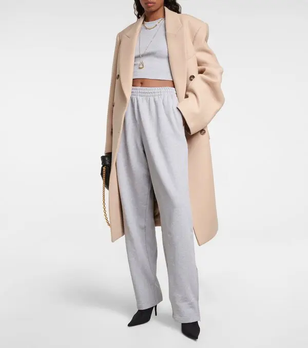 Wardrobe.NYC X Hailey Bieber Wide-leg Sweatpants - Grey