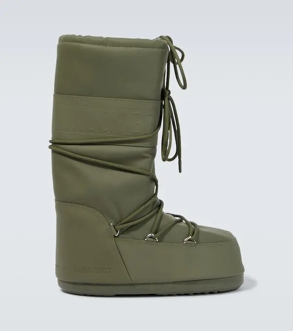 Moon Boot Icon Rubber Boots - Green