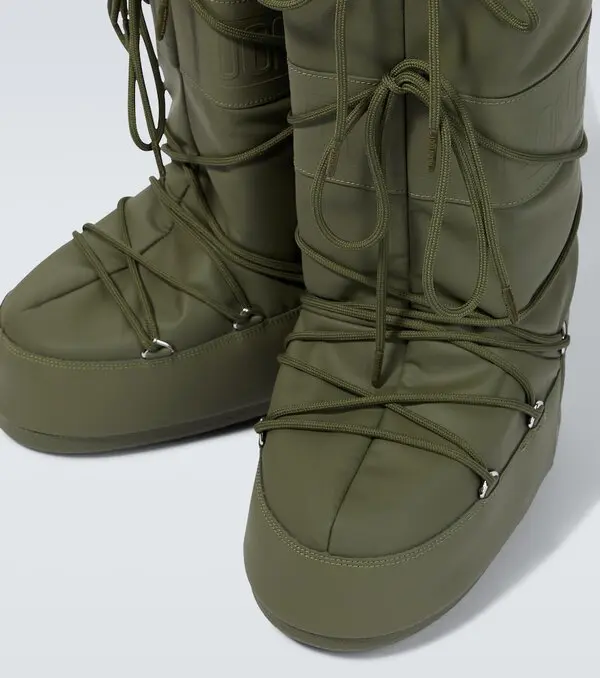 Moon Boot Icon Rubber Boots - Green