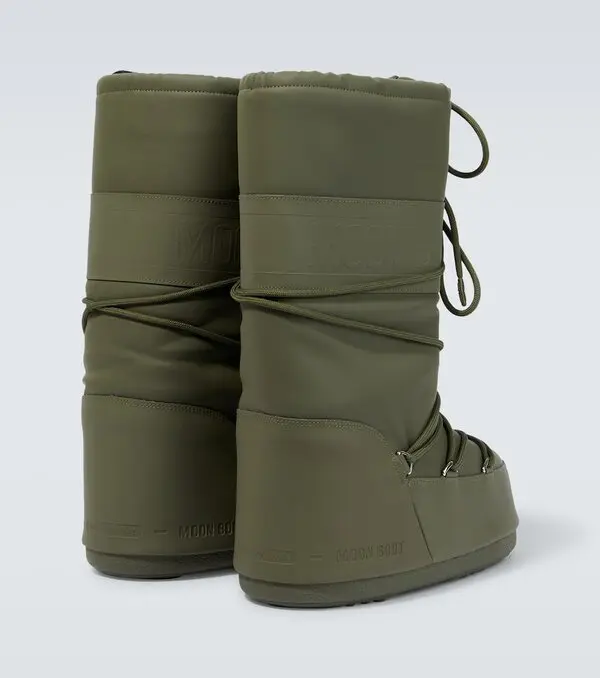 Moon Boot Icon Rubber Boots - Green