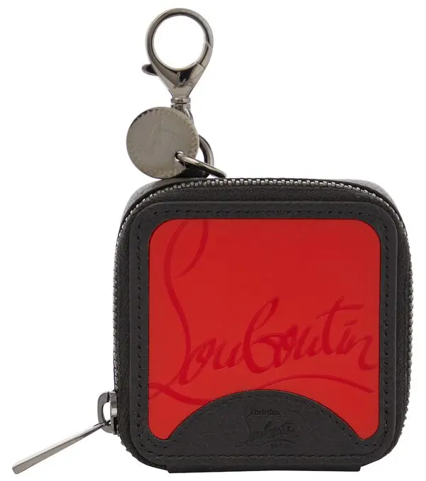 CHRISTIAN LOUBOUTIN Leather Waste Bag Holder - Black