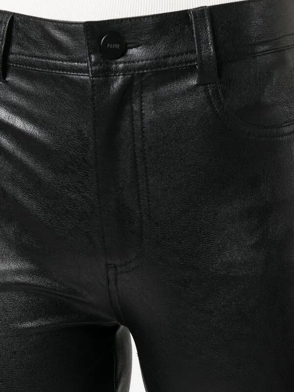 Paige Flared Faux-leather Trousers