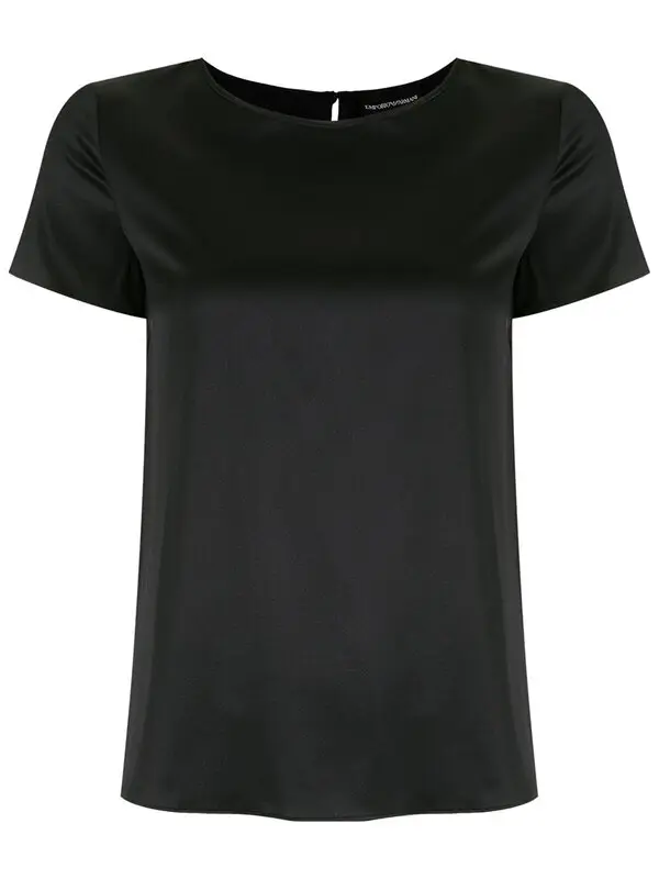Emporio Armani Silk Blouse - Black