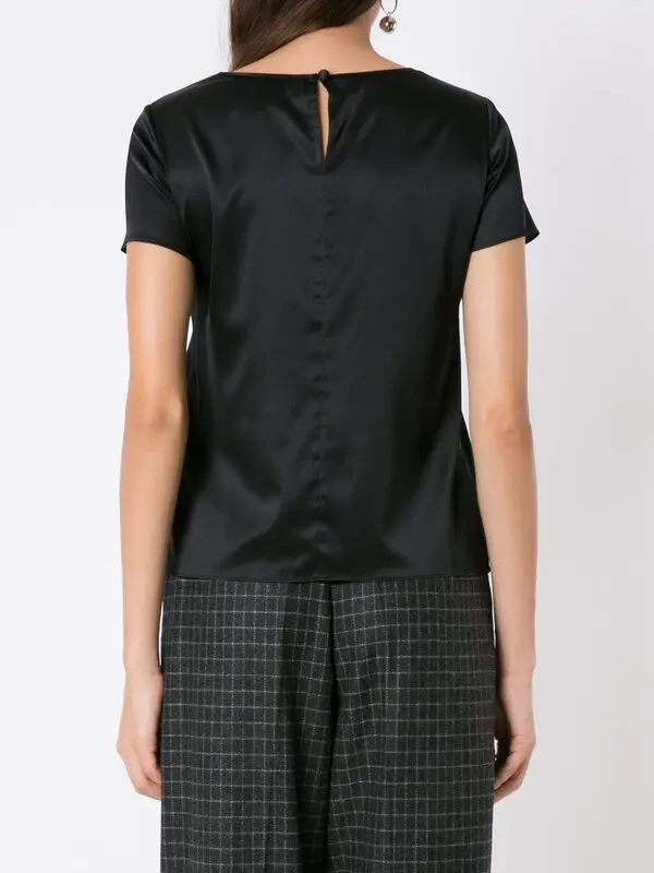 Emporio Armani Silk Blouse - Black
