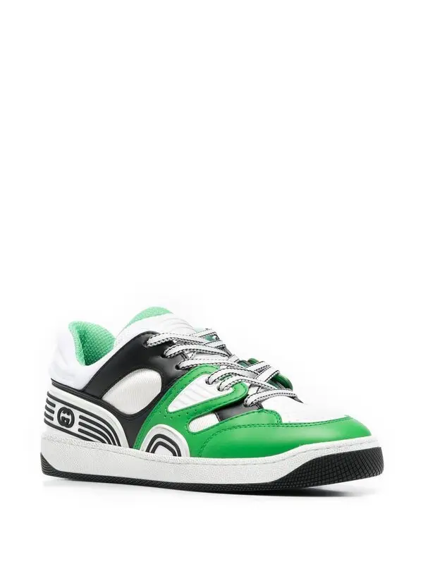 Gucci Basket Panelled Sneakers